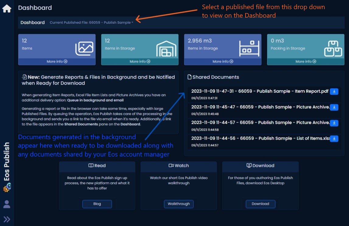 How to Use Eos Publish | Eos Docs