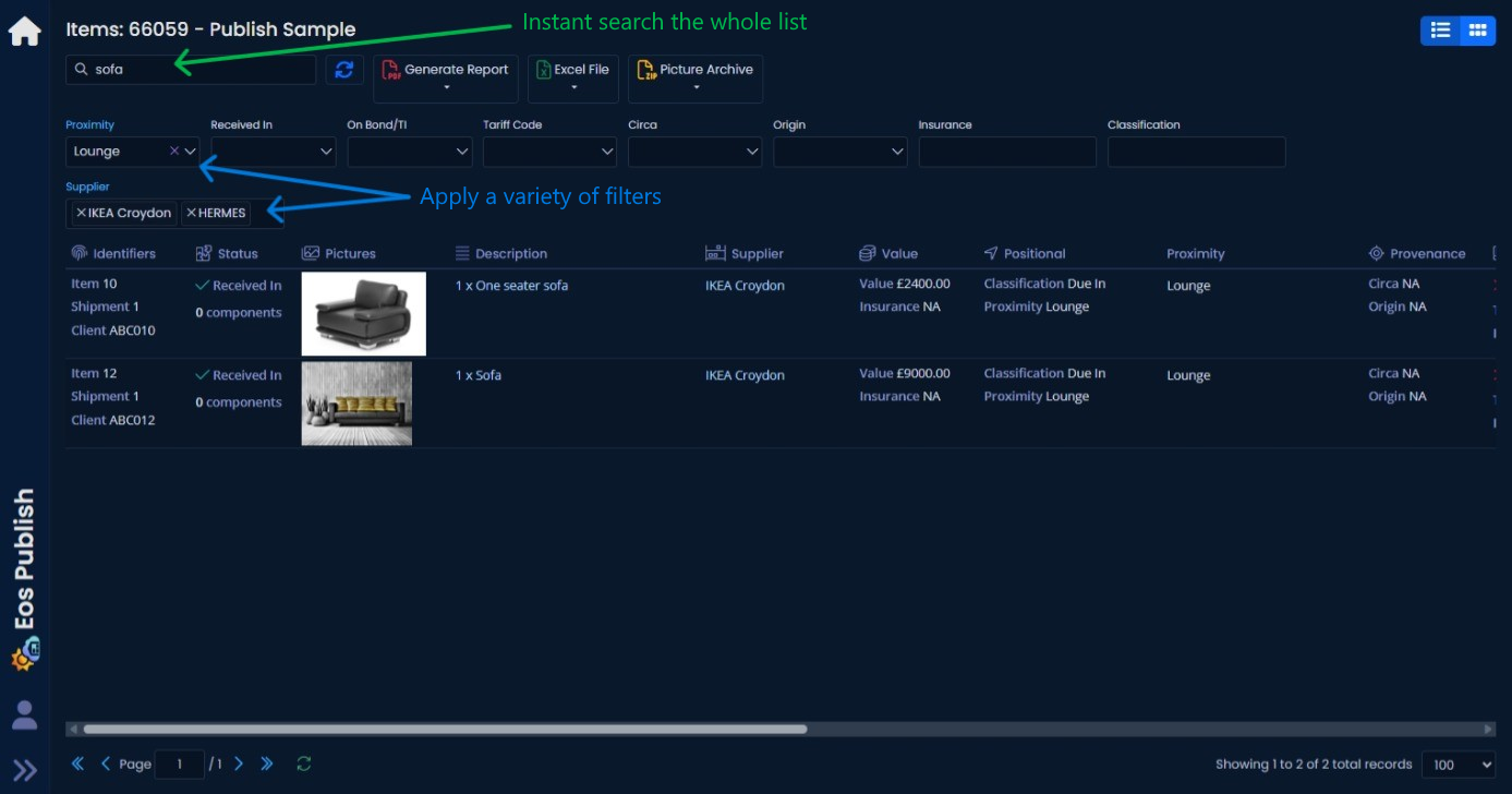 How to Use Eos Publish | Eos Docs
